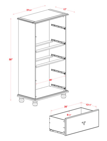 Palace Imports 100% Solid Wood Furniture